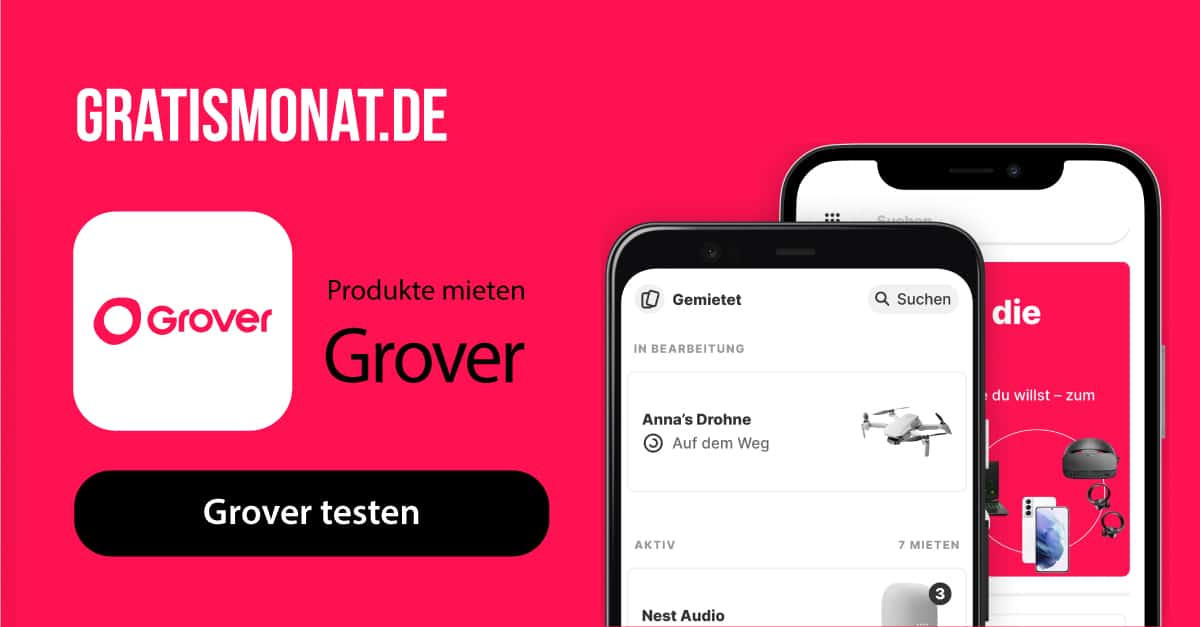 Grover Gratismonat & alle Infos