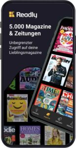 Readly 2 Monat kostenlos oder 3 Monate vergünstigt im Probeabo