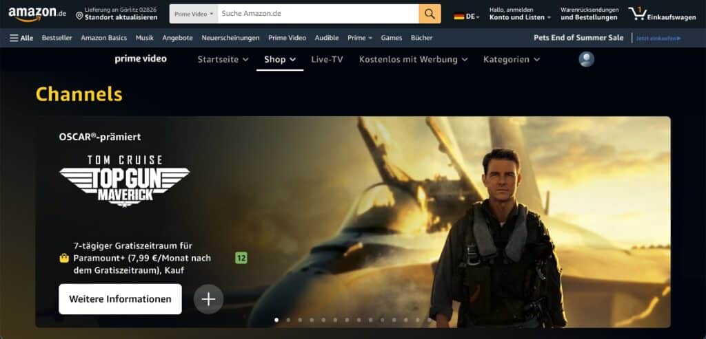 Amazon Channels: Kosten und Sender im Überblick